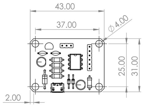 Drawing the board outline in the PCB editor - KiCad expert
